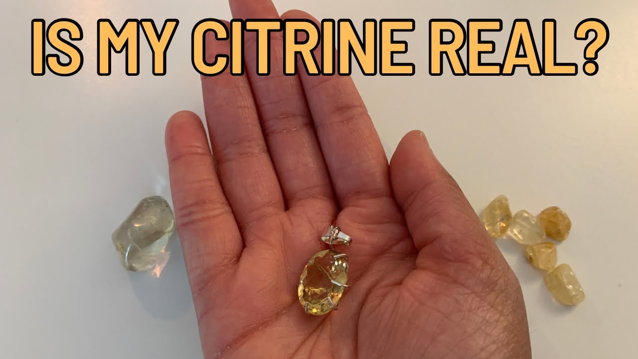 Are My Citrine Crystals Real or Fake? - YouTube