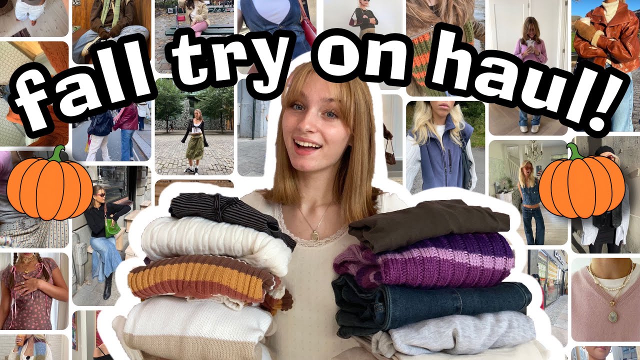 huge fall 2022 try on haul! - YouTube