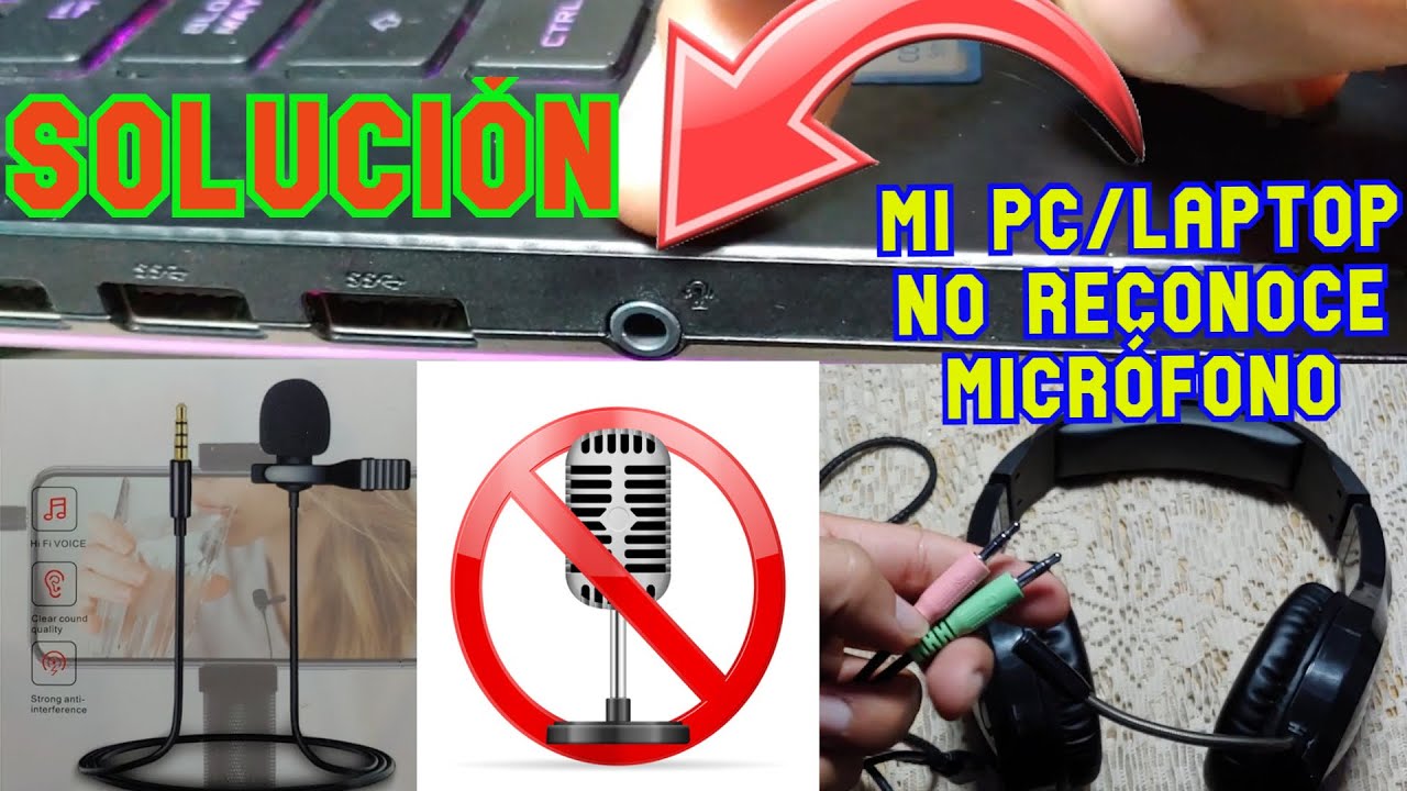 Mi PC/Laptop no reconoce el MICRÓFONO🎤 -Todas las Soluciones posibles ...