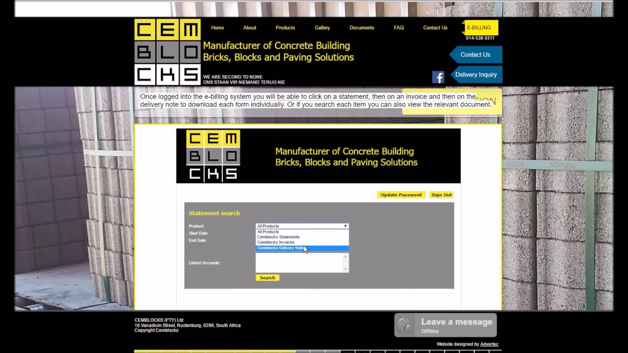 Cemblocks Electronic Document Delivery - YouTube