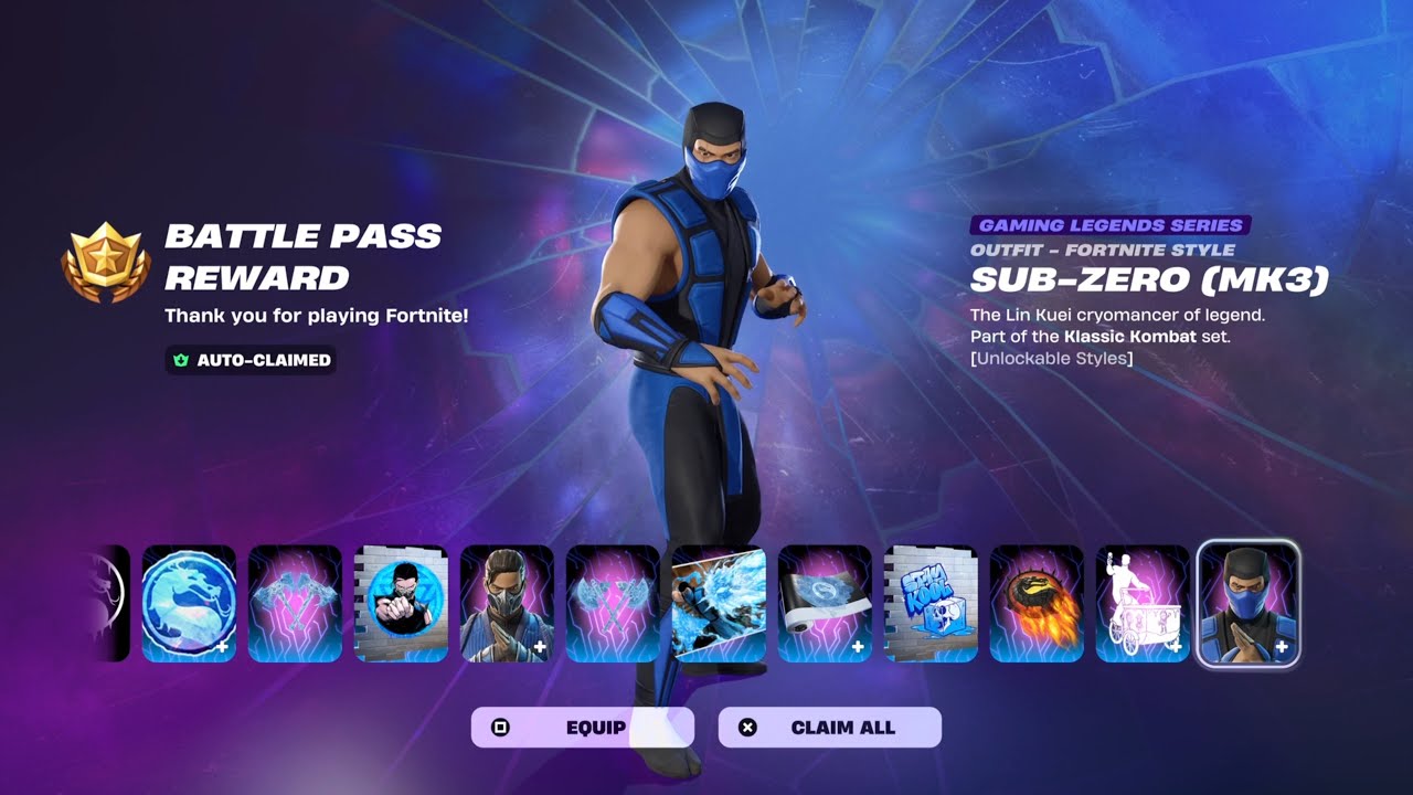HOW TO GET SUB-ZERO (MK3) SKIN IN FORTNITE! - YouTube