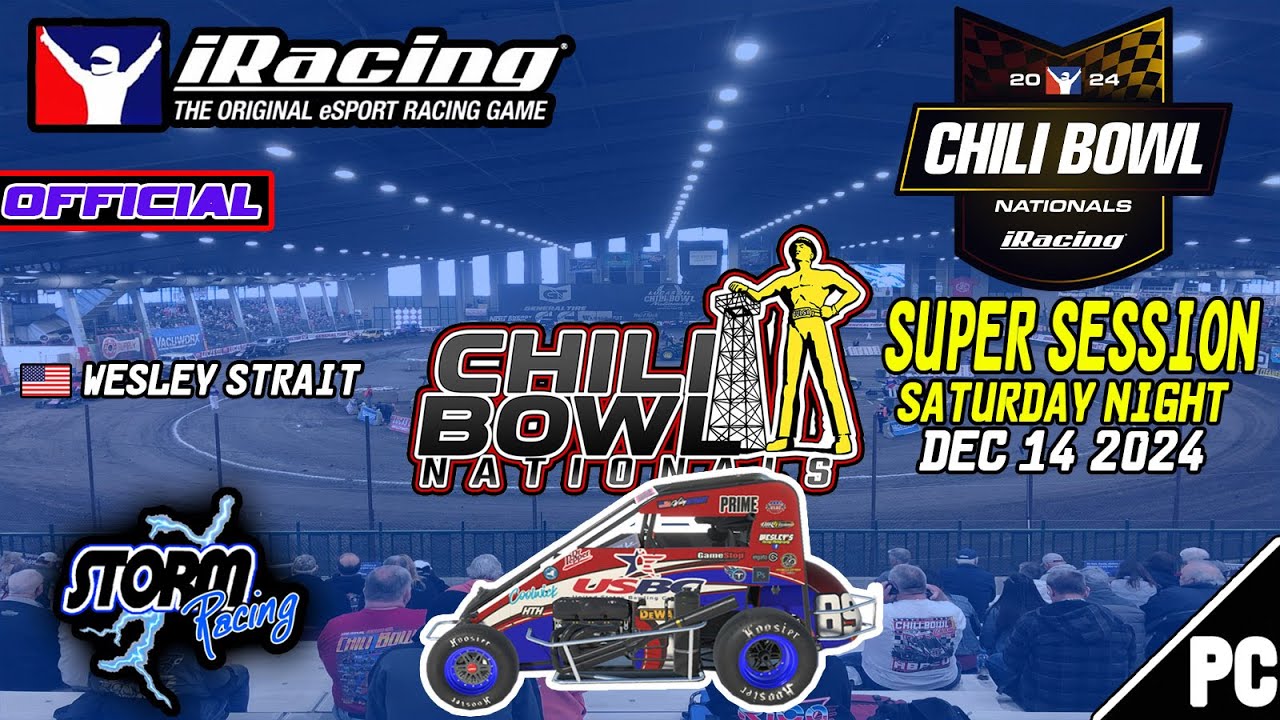 iRacing | IRACING CHILI BOWL NATIONALS | 2024 | Super Session | Chili Bowl (12/14/24) B MAIN 8th ...