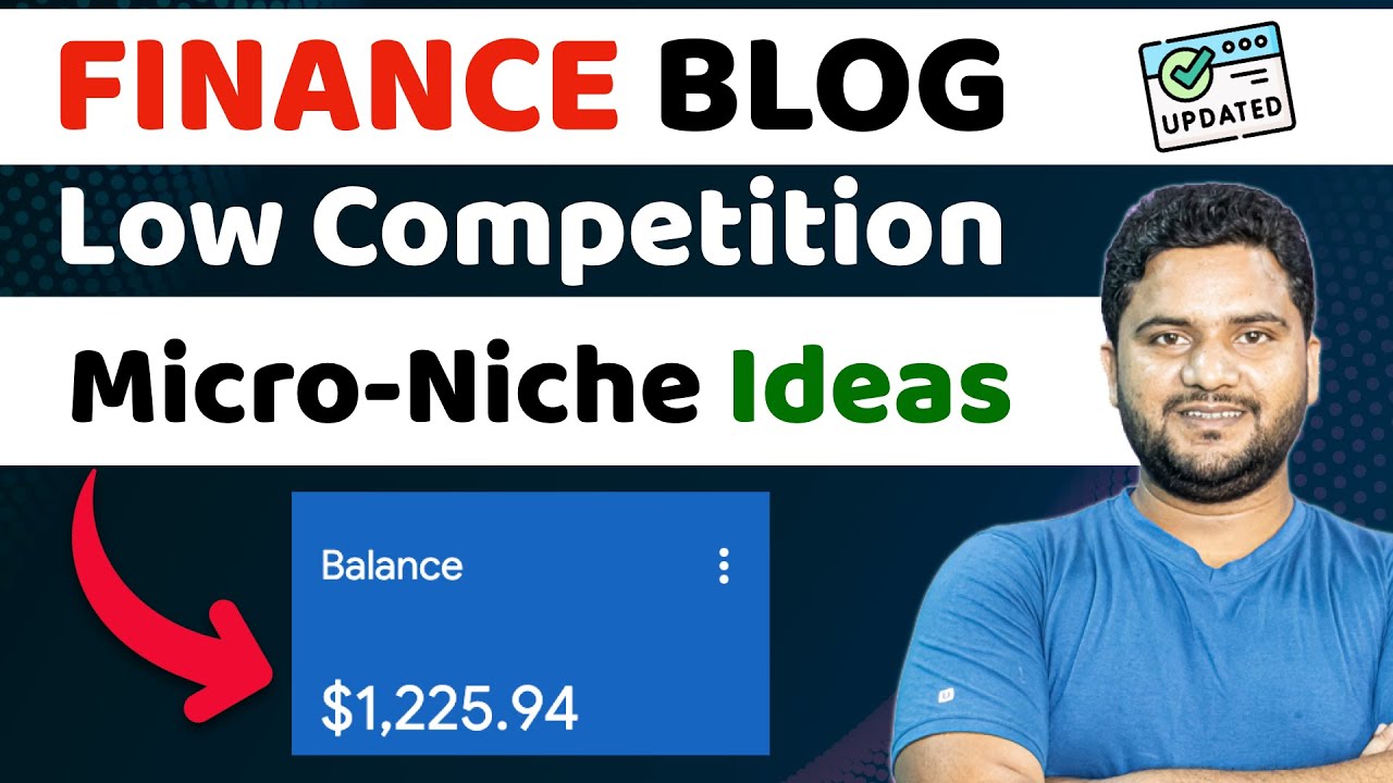 New Finance Blog Micro Niche Ideas 2024 - YouTube