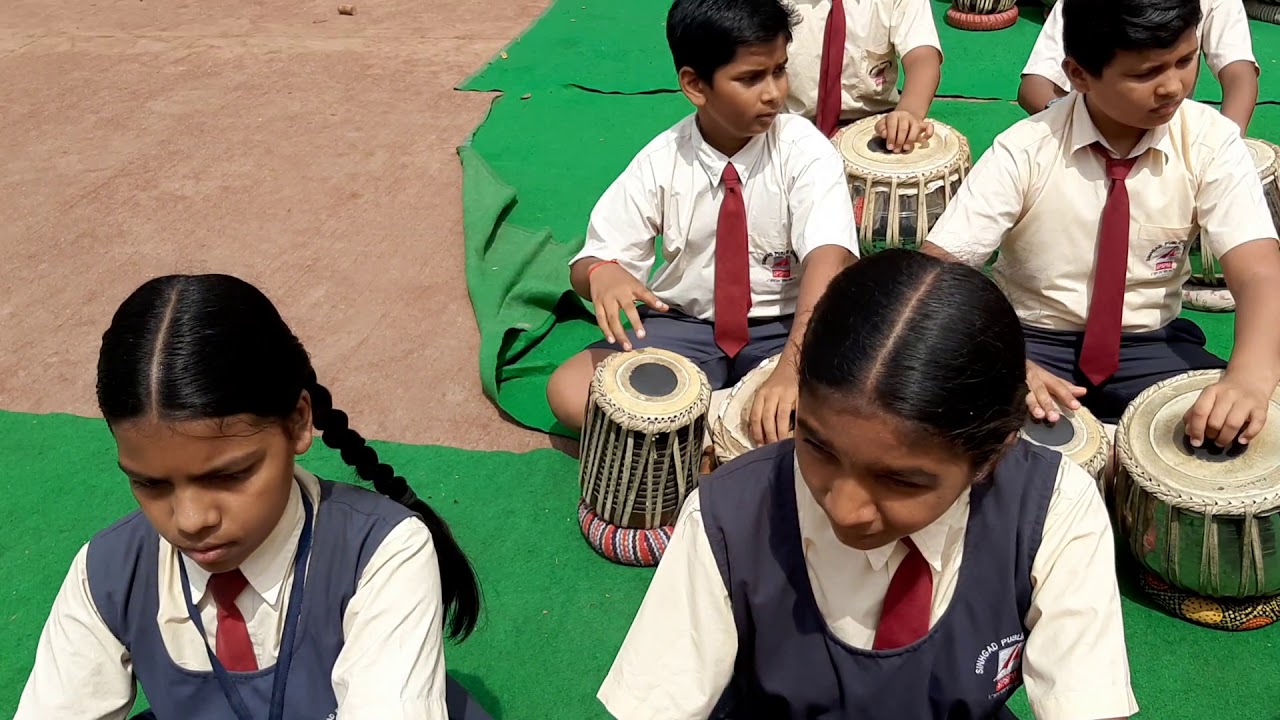 WORLD MUSIC DAY PRESENTING BY INDIAN STUDENTS ll PLAYING 100 STUDENTS ...