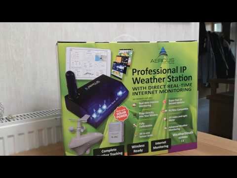 Aercus Wireless WeatherSleuth IP Weather Station - YouTube