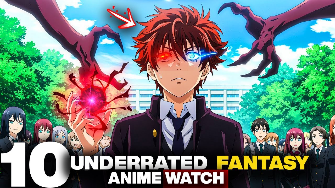 Top 10 Best Underrated Anime with OP MC Overpowered Main Fantasy - YouTube