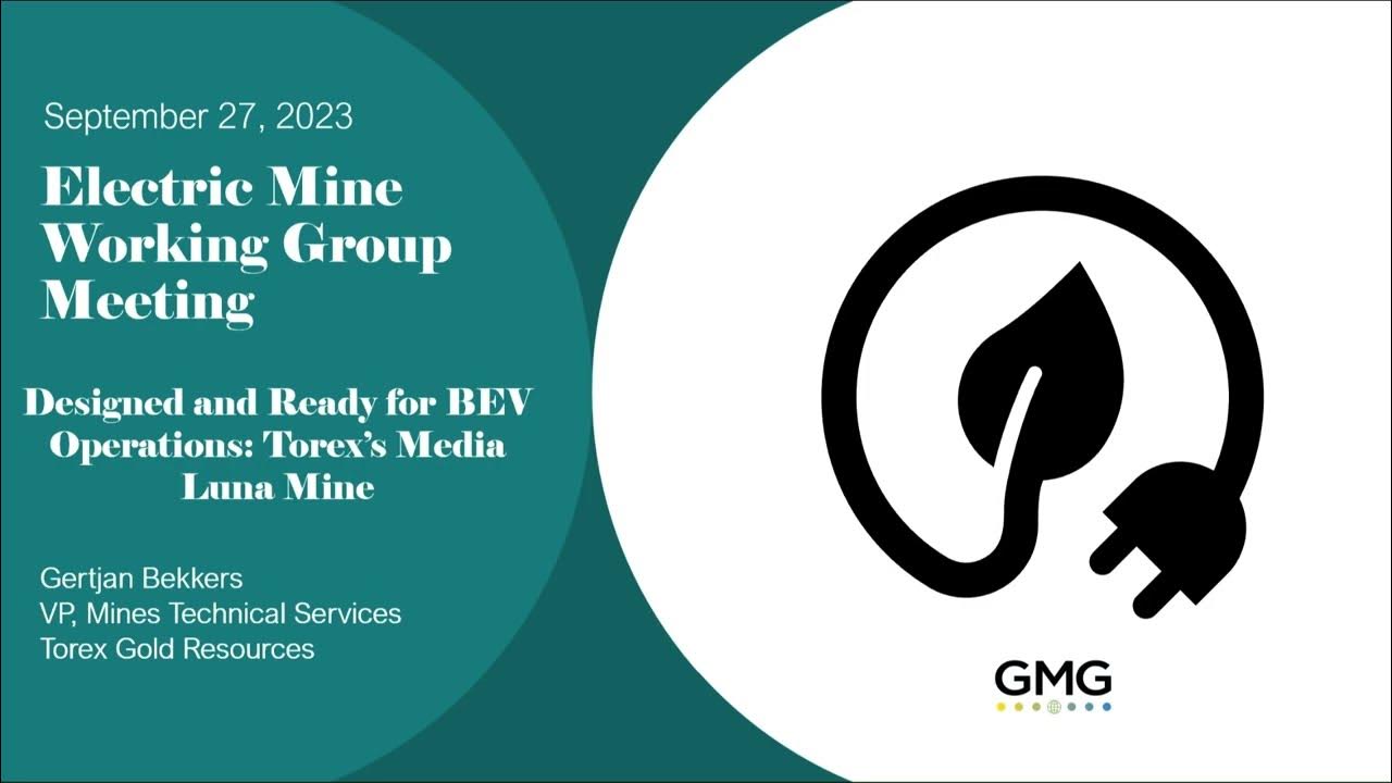 GMG Electric Mine Working Group Call | Gertjan Bekkers: Designed and ...