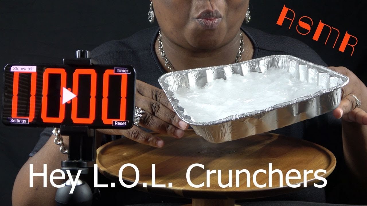 10 Minute Ice Block Challenge | By: Ice Crunch Asmr - YouTube