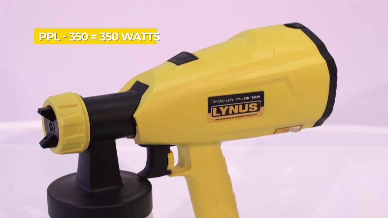 PPL-350 e PPL 500 - PISTOLA PULVERIZADORA - YouTube