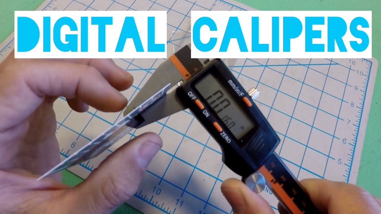How To Measure Small Things : Using Digital Calipers - YouTube
