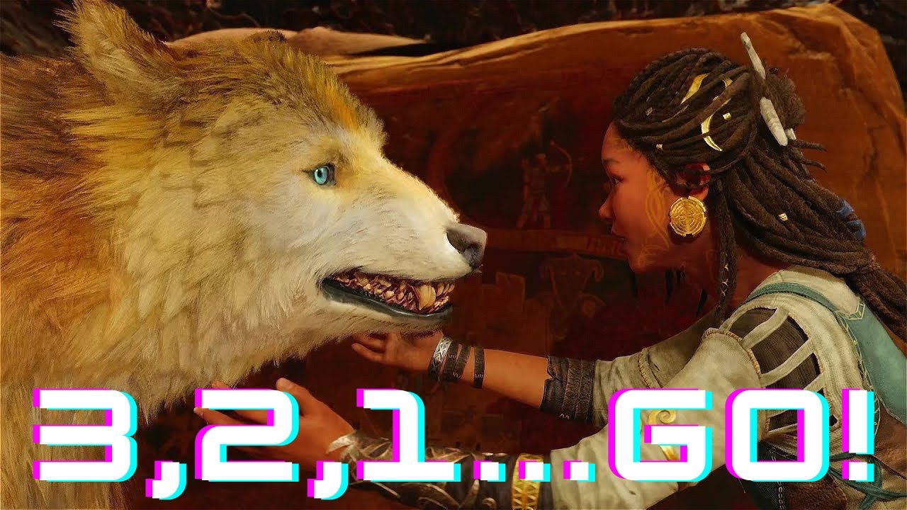 Atreus and Angrboda race in God of War Ragnarok - YouTube