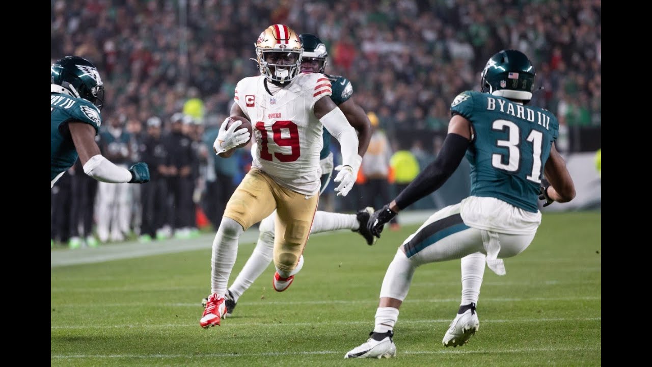 Every Niners Touchdown in the 42-19 win over the Eagles - YouTube