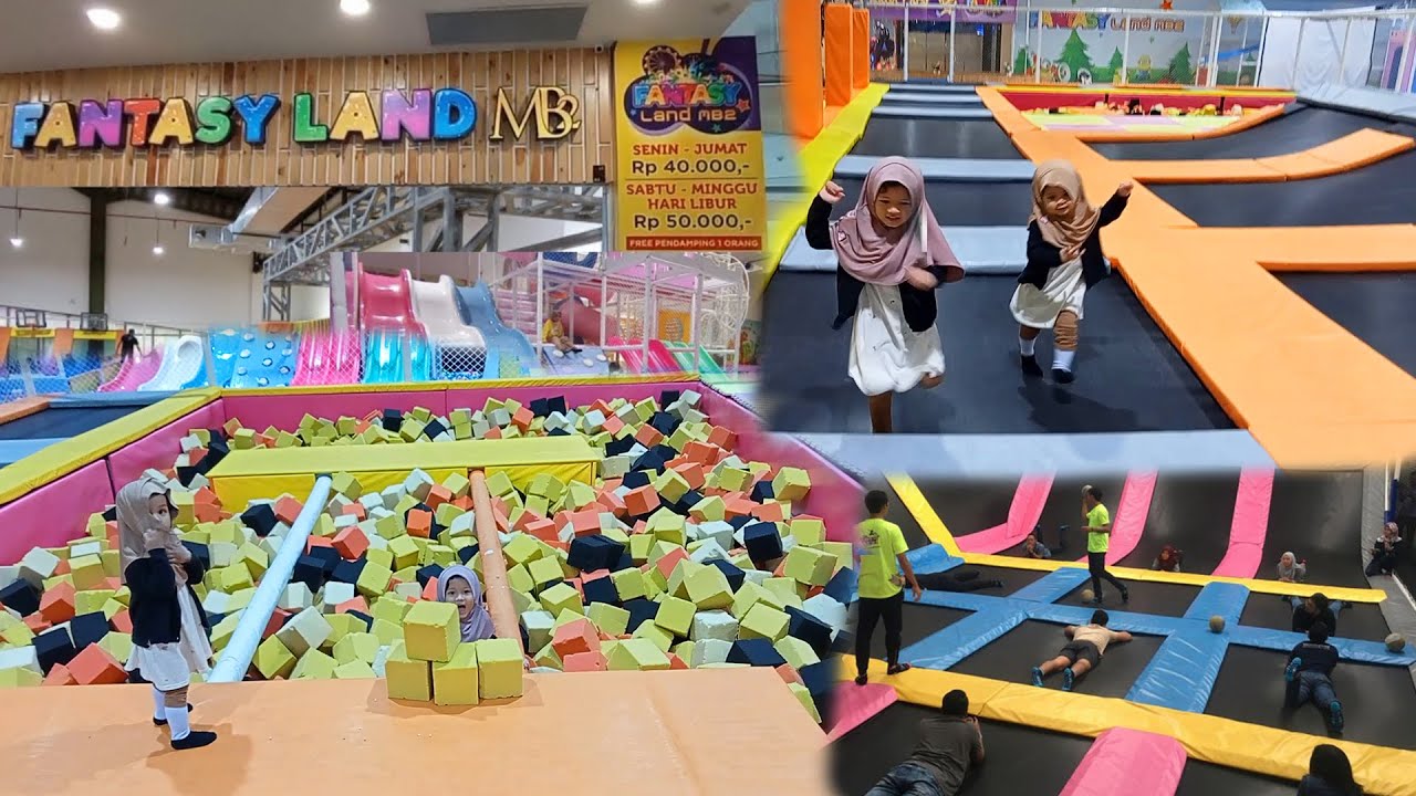 Fantasy Land MB2 Seru nya Main Trampolin sampai capek - YouTube