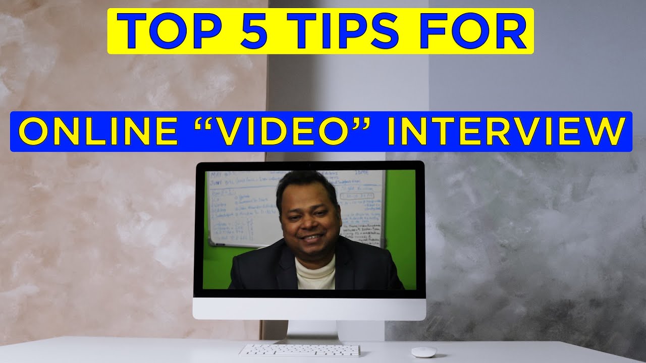 5 Tips for Video Job Interview | Virtual Job Interview Tips - YouTube