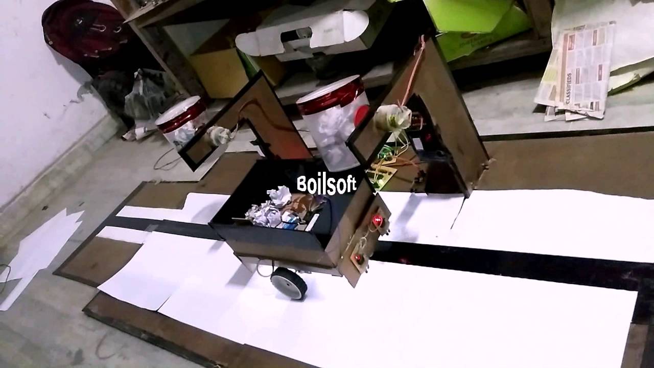 Final year Project Automatic Waste Management - YouTube