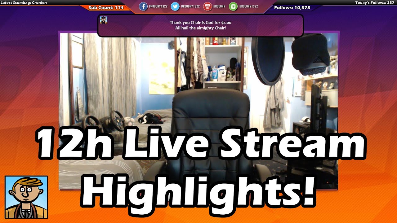 12 Hour Live Stream Highlights! - YouTube
