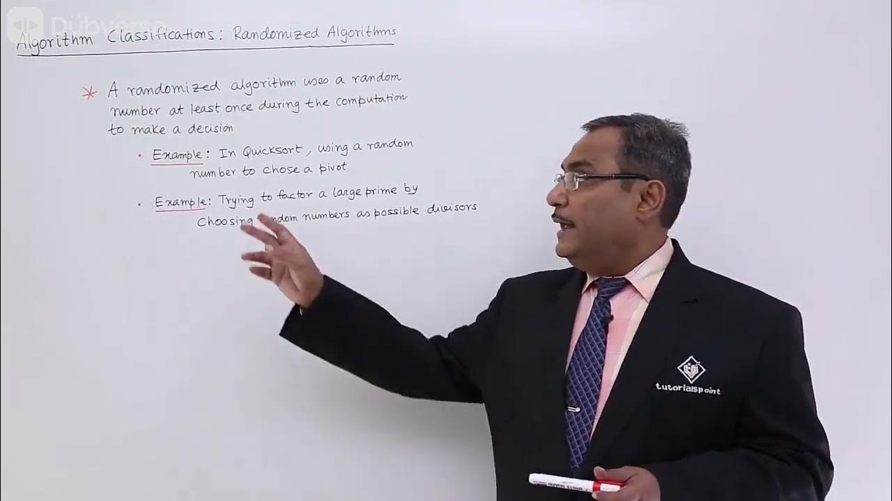 Algorithm Classification Randomized Algorithm@StudywithBRD - YouTube