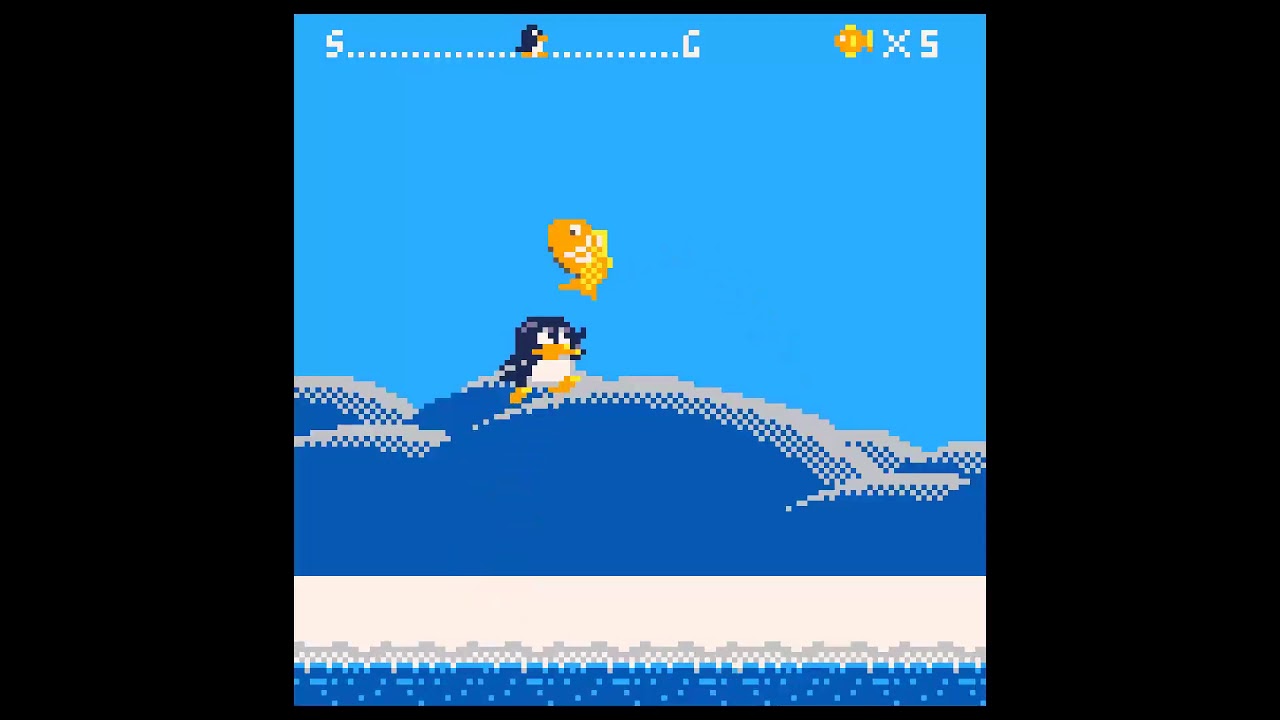 FORCED SCROLLING PLATFORMER UPDATED NES ANTARCTIC LINUX HORIZONTAL PICO ...