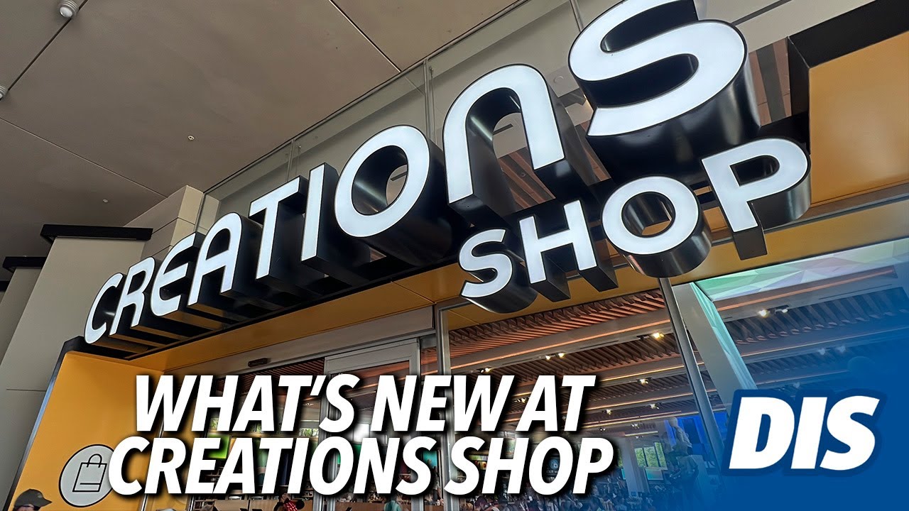 What's New at Creations Shop in EPCOT | Shopping with Ryno - YouTube