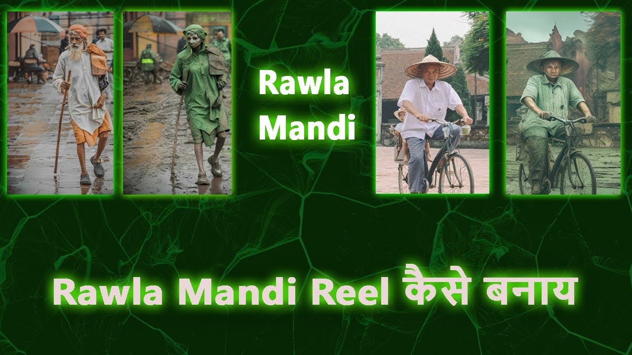 how to make rawala madni video 😲🌑 || Rawla Mandi Ai Video Editing ...