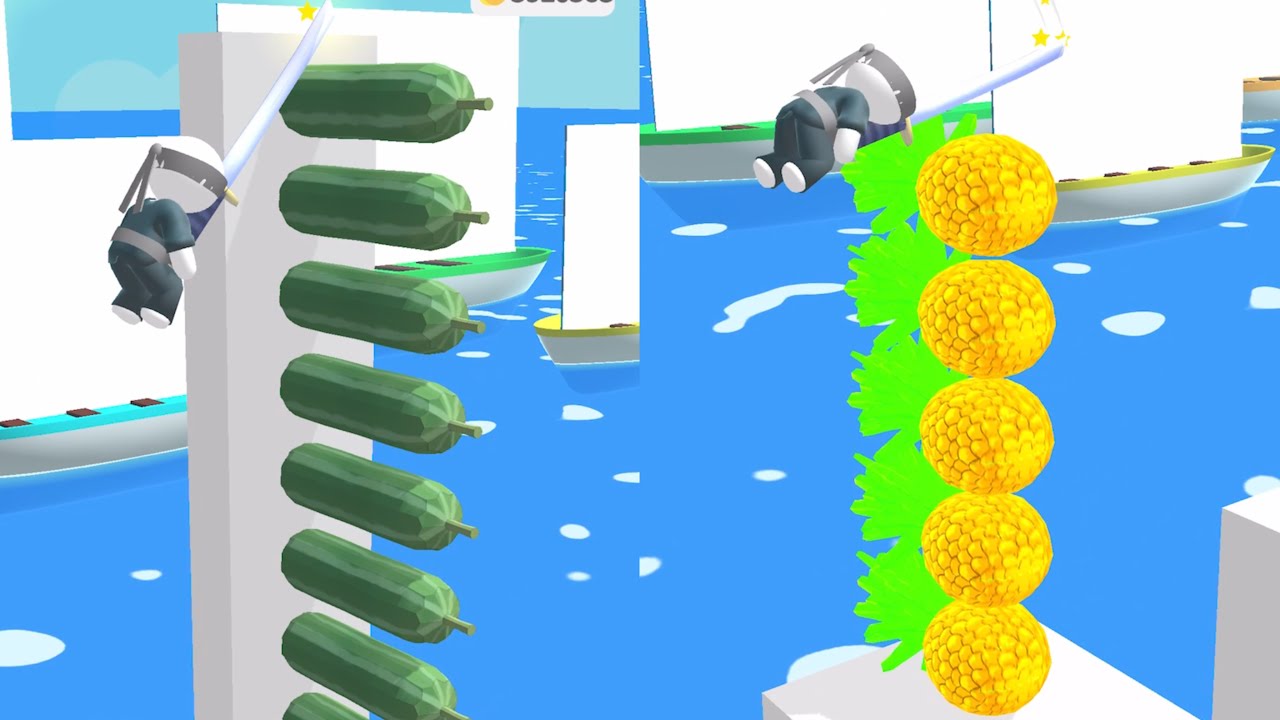 Chop Chop Samurai - Very Satisfying And Relaxing ASMR Slicing Game ...