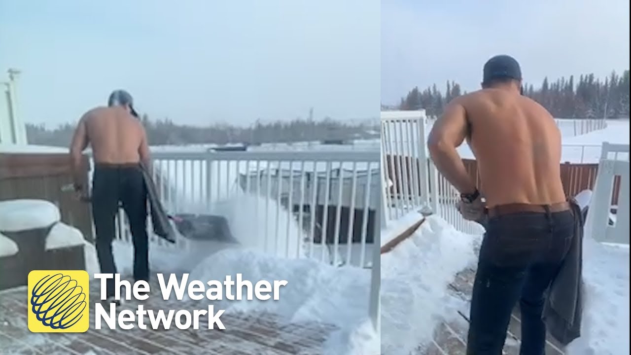 A Shirtless Canadian In His Natural Habitat 43 Degrees Youtube