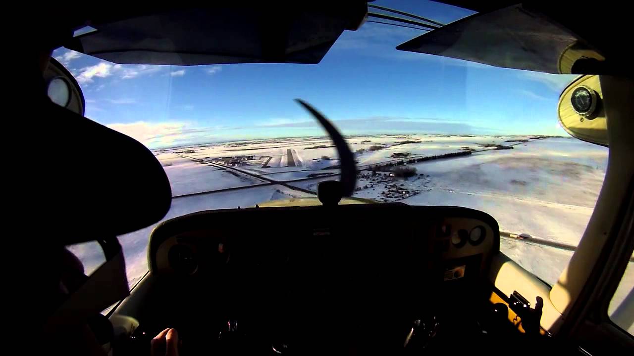 Cessna 172 Precautionary Landing Training - Olds Didsbury - YouTube