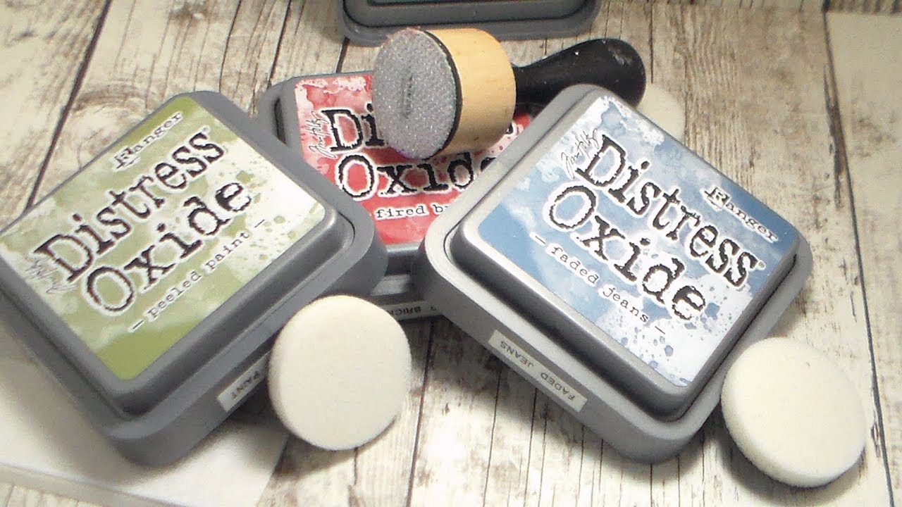 Distress Oxides and Storage - YouTube