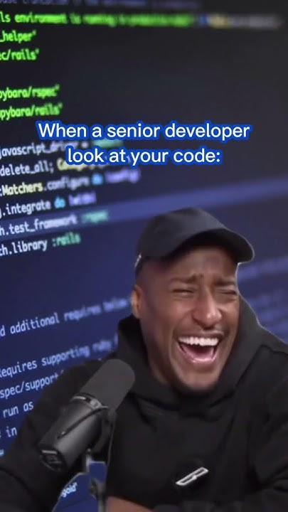 "When a Senior Developer Looks at Your Code… 😳💻 #shorts #codingmemes - YouTube