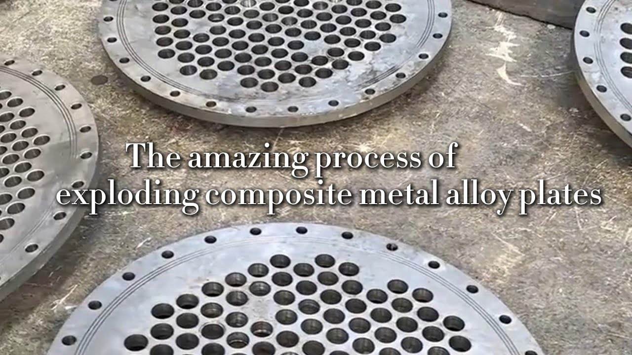 The amazing process of exploding composite metal alloy plates - YouTube