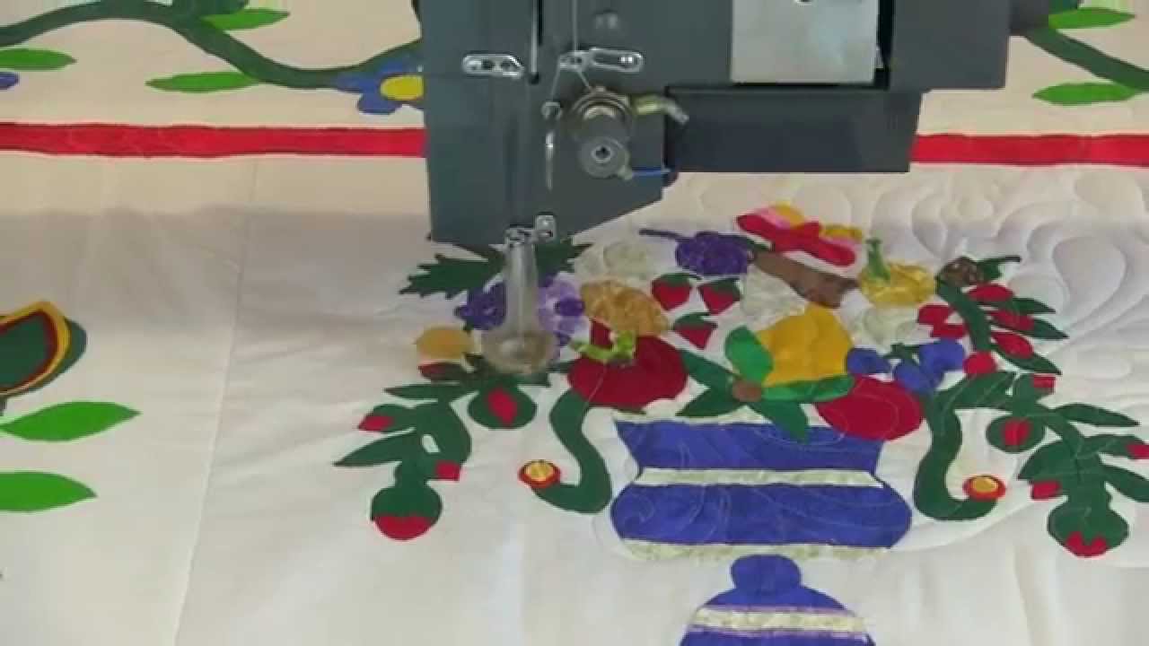 1st quilting video of the New Quilting Master IV (H) - YouTube