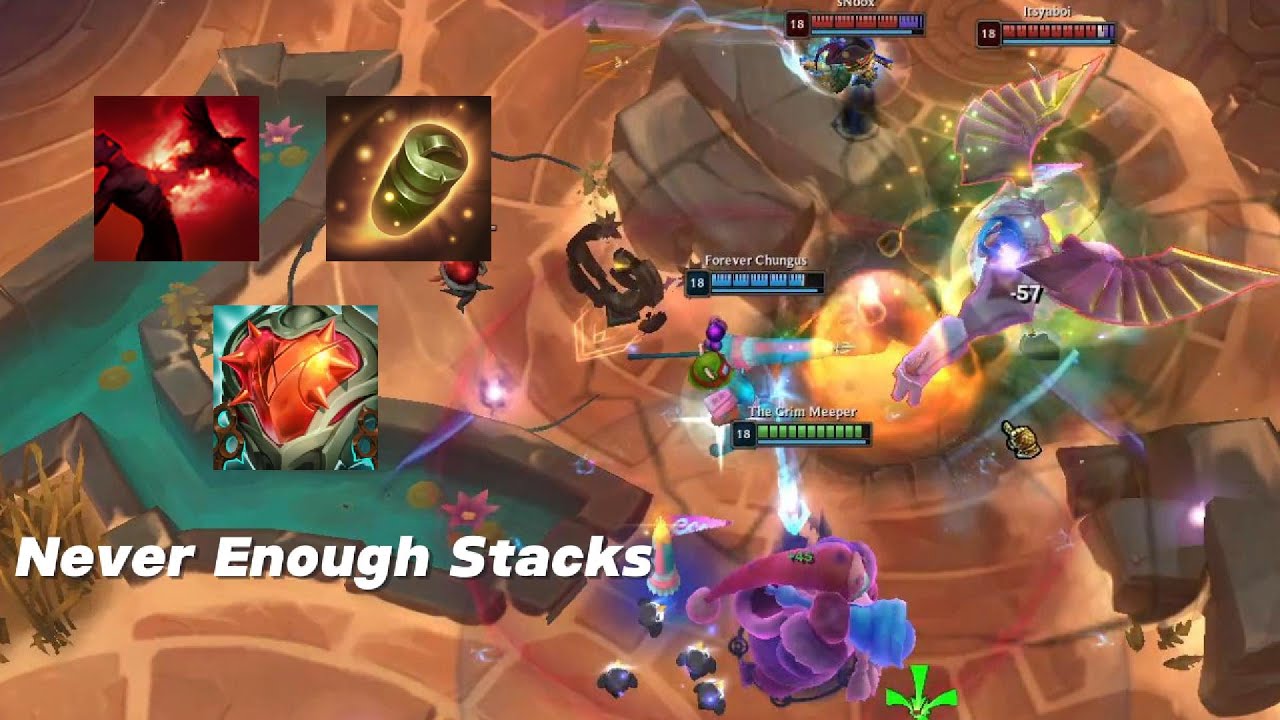Triple Stacking Tank Bard In Arena! - YouTube