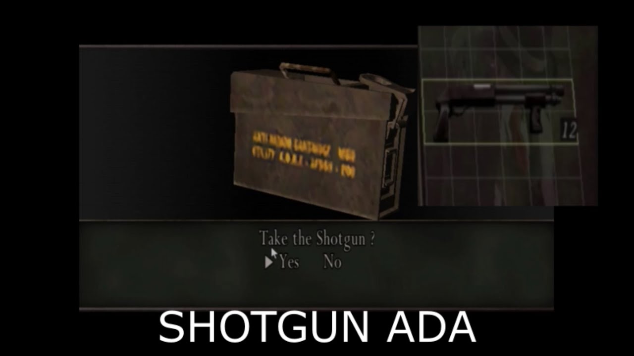 Resident Evil 4 สอนวิธีบัคเก็บShotgun Ada - YouTube