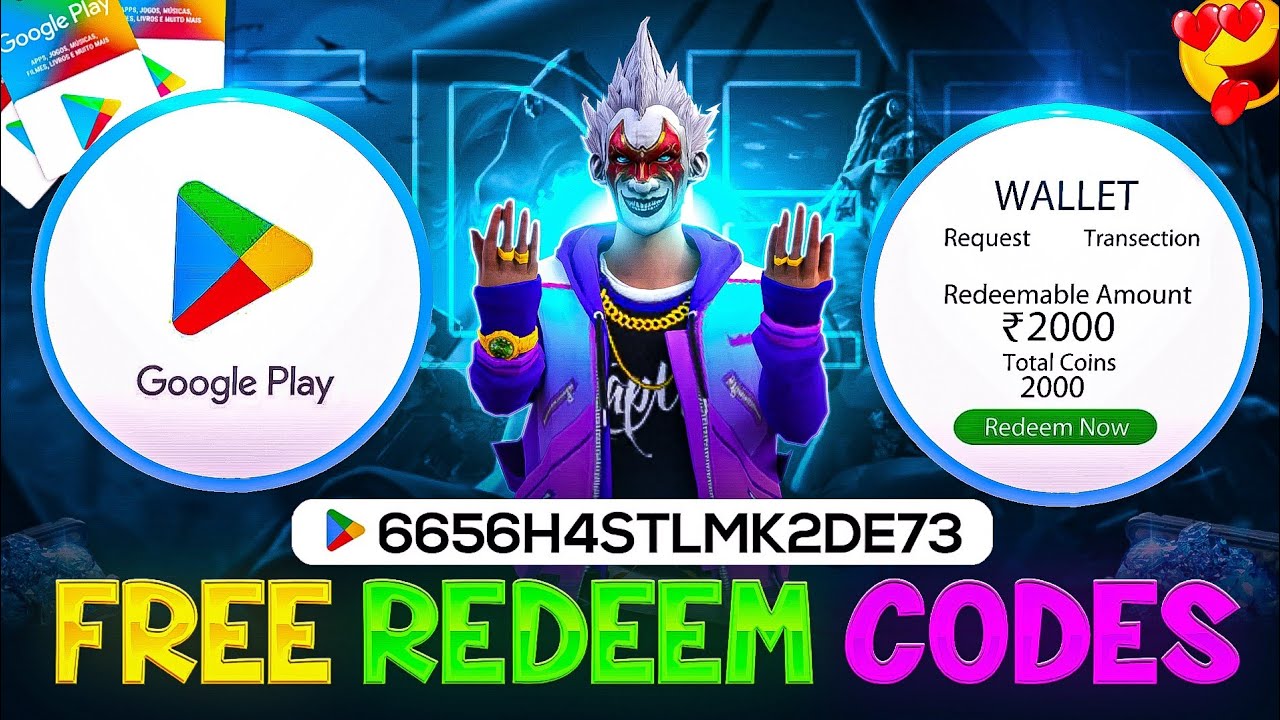 FREE REDEEM CODE | FREE REDEEM CODE APP | FREE GOOGLE PLAY REDEEM CODE ...