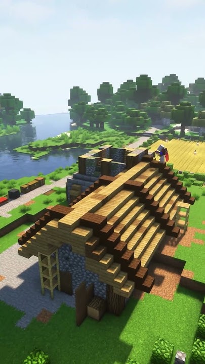 Timelaps d'un moulin sur mon projet Minecraft - YouTube