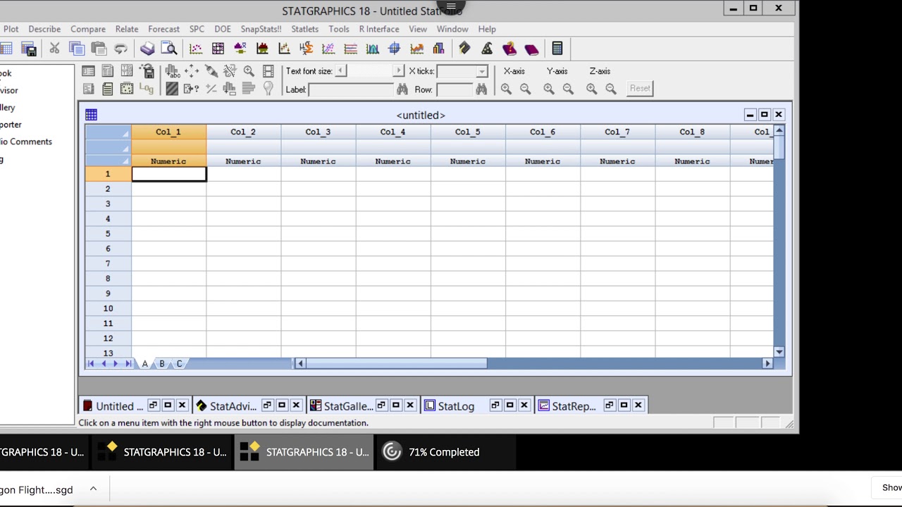 First time using Statgraphics for Mac users (Google Chrome) - YouTube