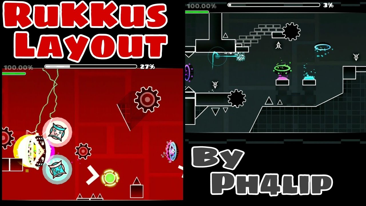 (Epic Layout) RuKKus Layout By Ph4lip | GEOMETRY DASH 2.1 - YouTube