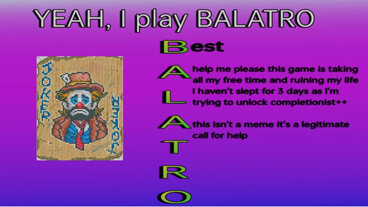 [BALATRO] Chill card game, with chill backgrounds - YouTube