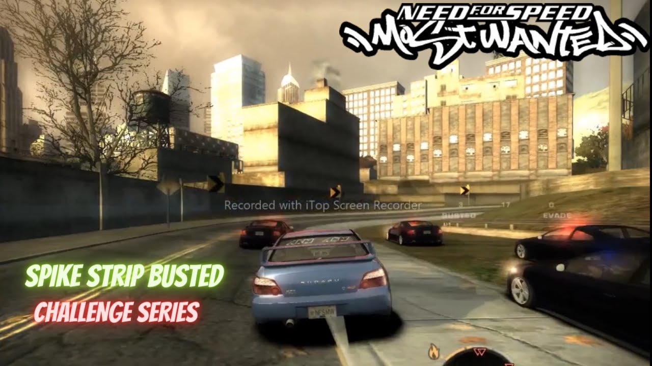 Need For Speed Most Wanted || Spike Strip Busted - YouTube