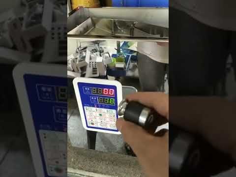 How to calibrate the weighing of a powder filling machine. - YouTube