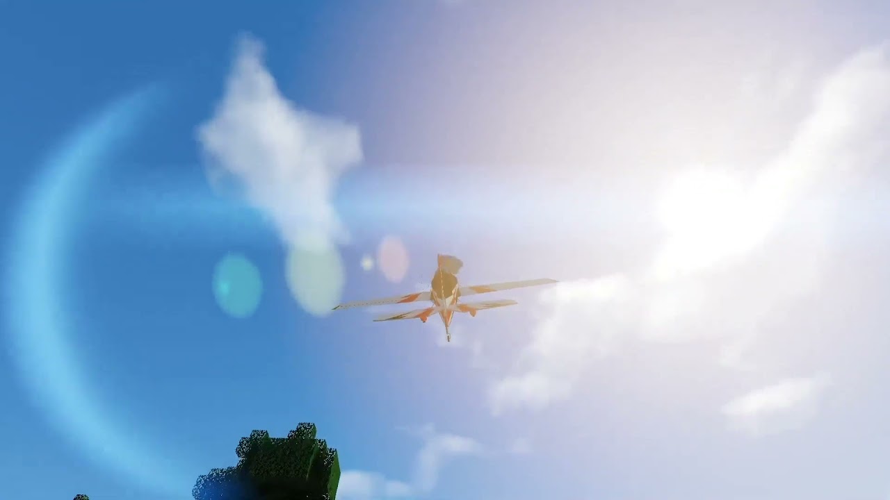 rc plane mod for minecraft pe - YouTube