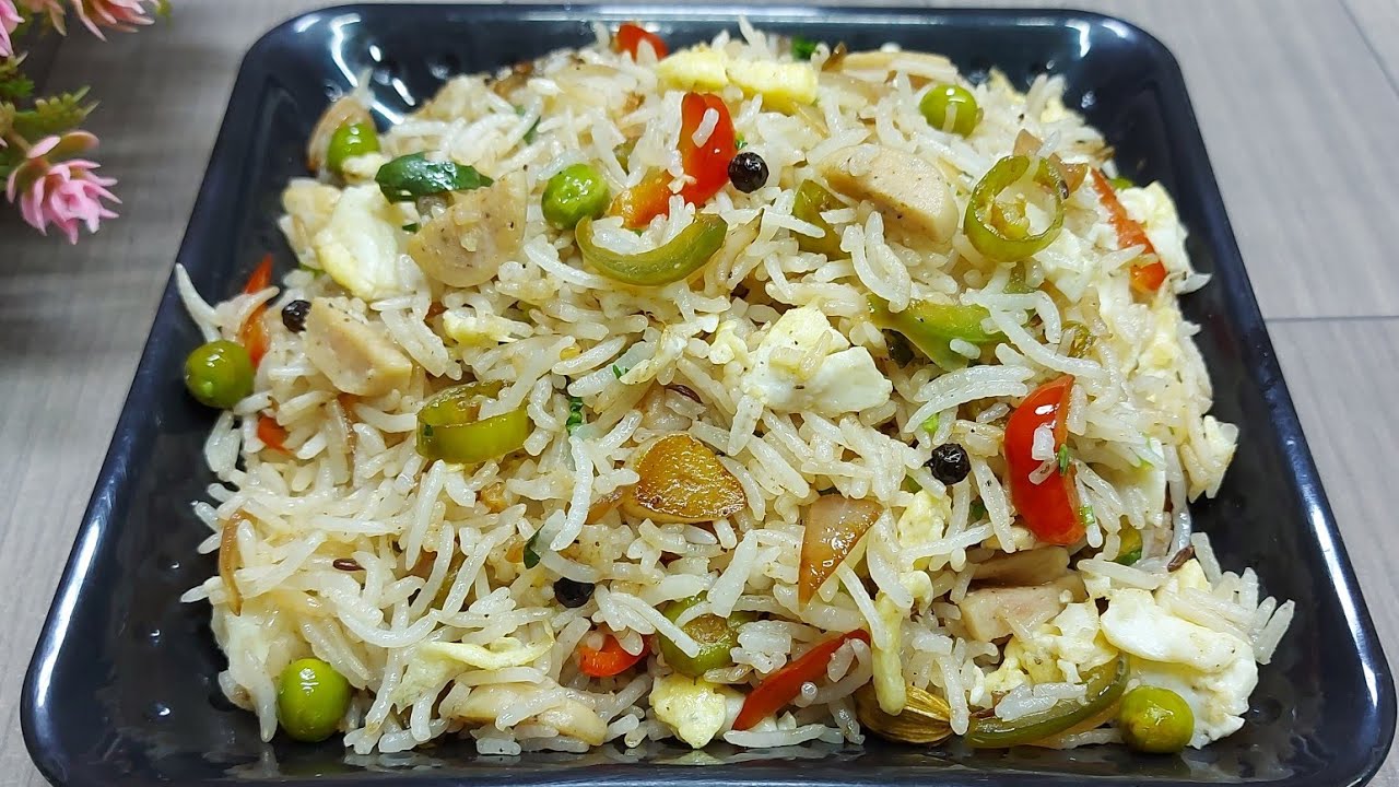 Fried Rice Recipe | Home Style Mix Fried Rice Recipe | How to make ...