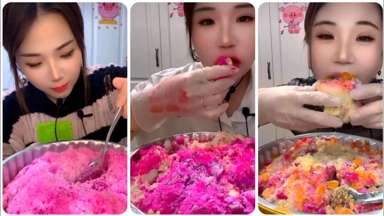 YY'S ASMR ICE | ONLY YY ICE EATING || MIX REFROZEN SHAVED AND CRUSHED ...