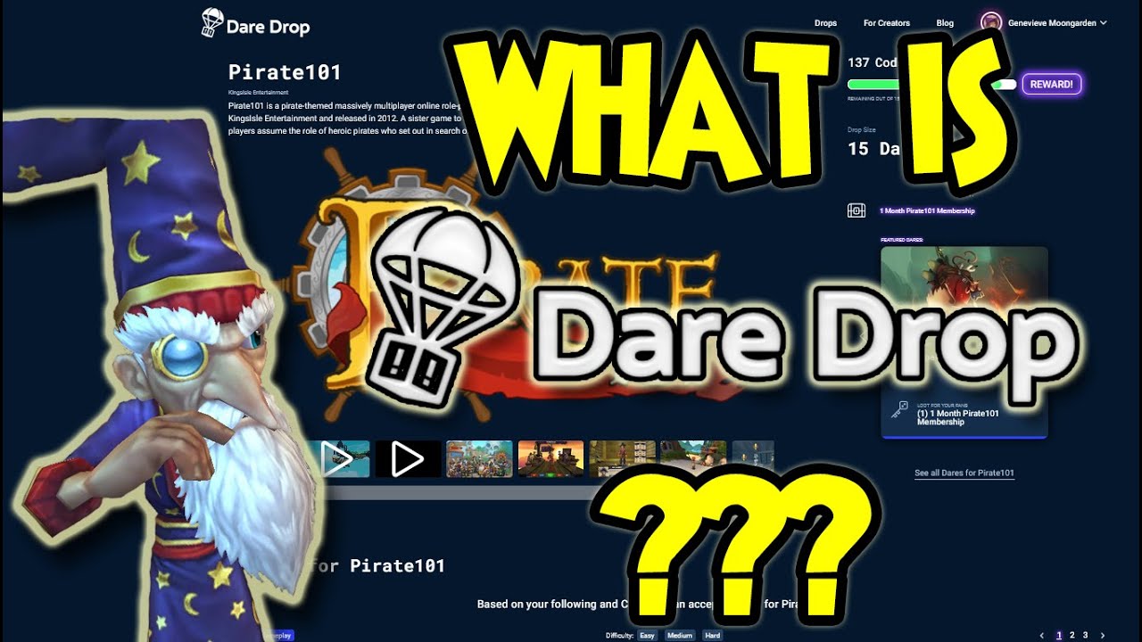 Wizard101: 🤷WHAT IS DAREDROP??🤔 - YouTube