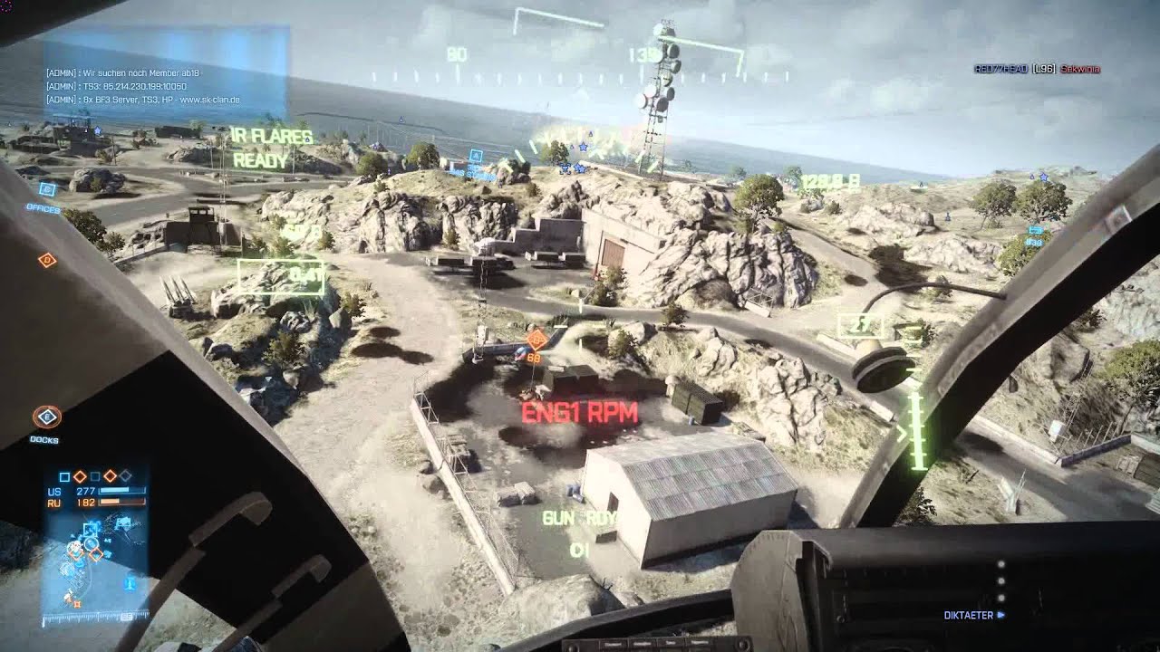 BF3 Scout Helicopter advanced setup HC - YouTube
