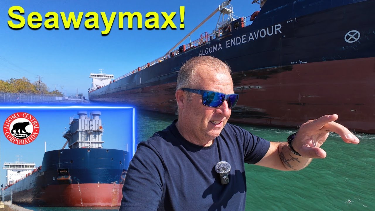 SEAWAYMAX TOWERS OVER ME - WELLAND CANAL - YouTube