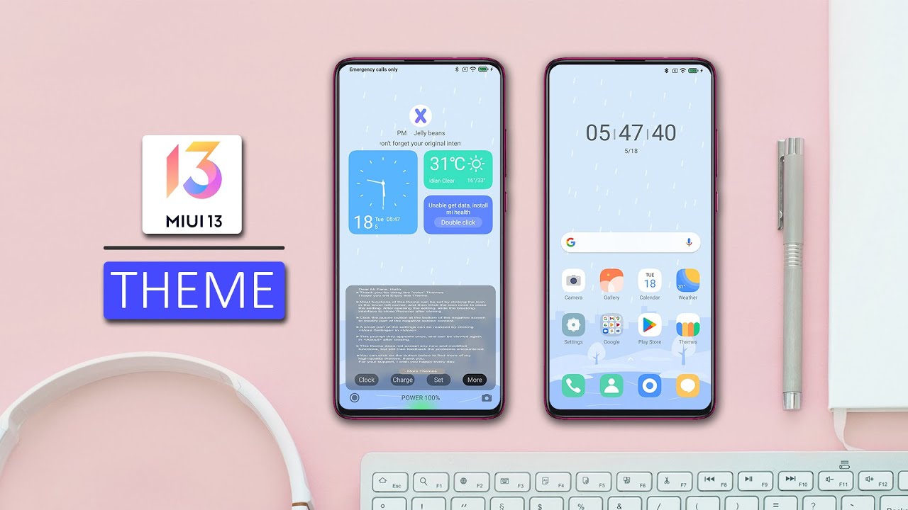 Clean and Simple MIUI 13 Theme You Might Like! 😍😍 - YouTube