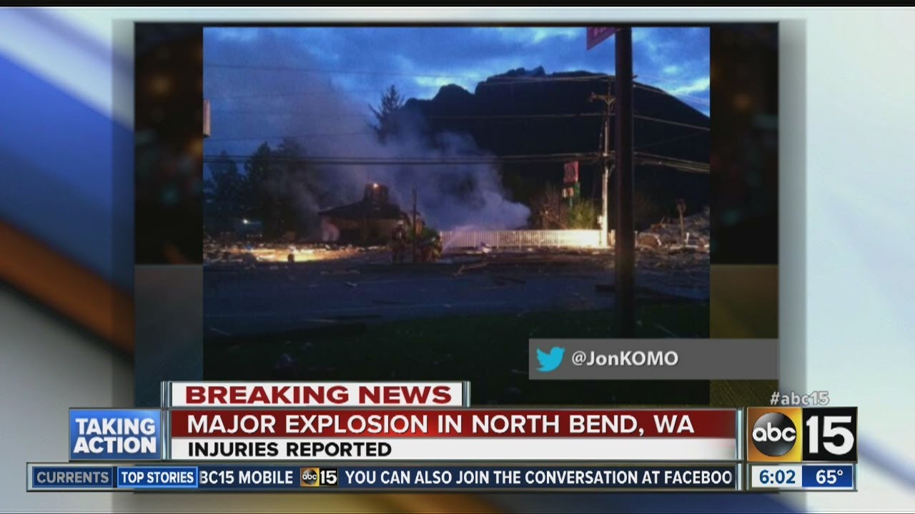 Major explosion in Washington - YouTube