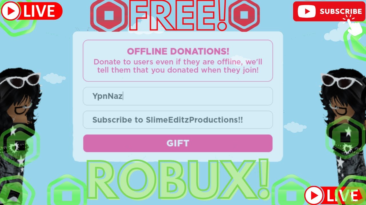 🔴 PLS DONATE LIVE | DONATING ROBUX TO VIEWERS| 50 subs goal! - YouTube