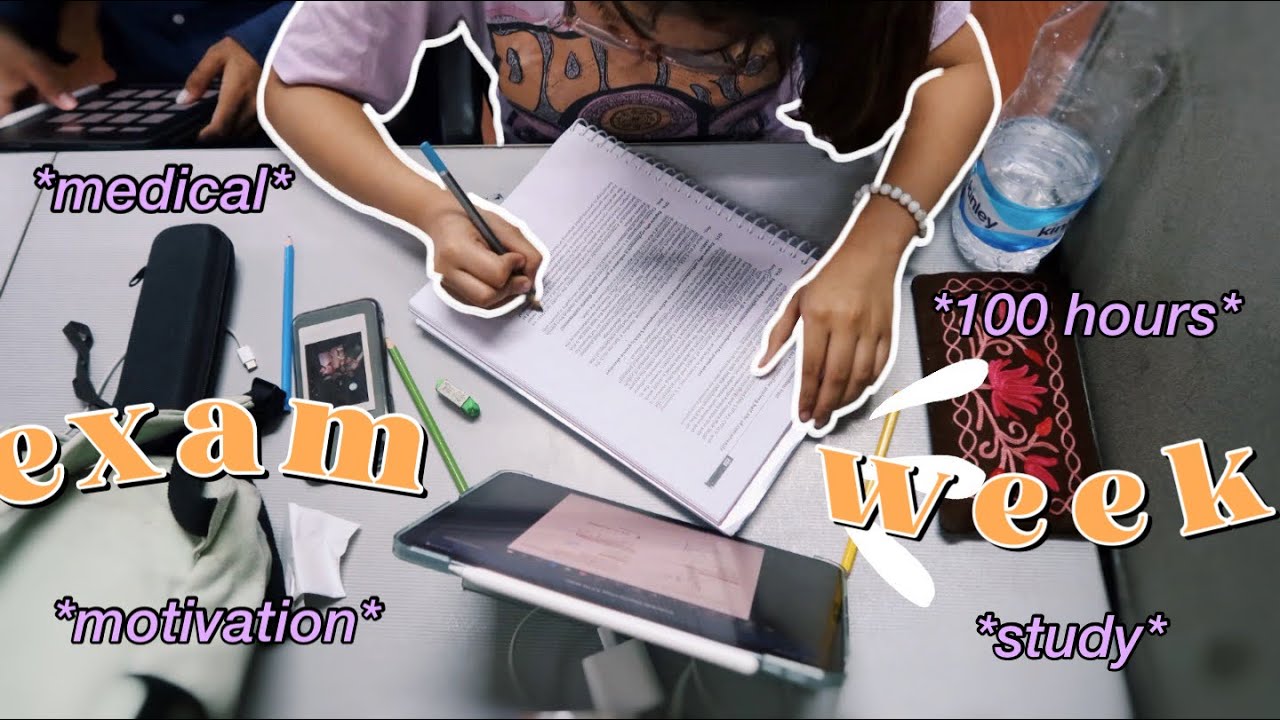 100 HOURS STUDY VLOG! (exam week) - YouTube